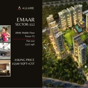 2BHK Flat booking in EMAAR India Sector 112 Gurgaon – ZAMEENWALE जमीनवाले