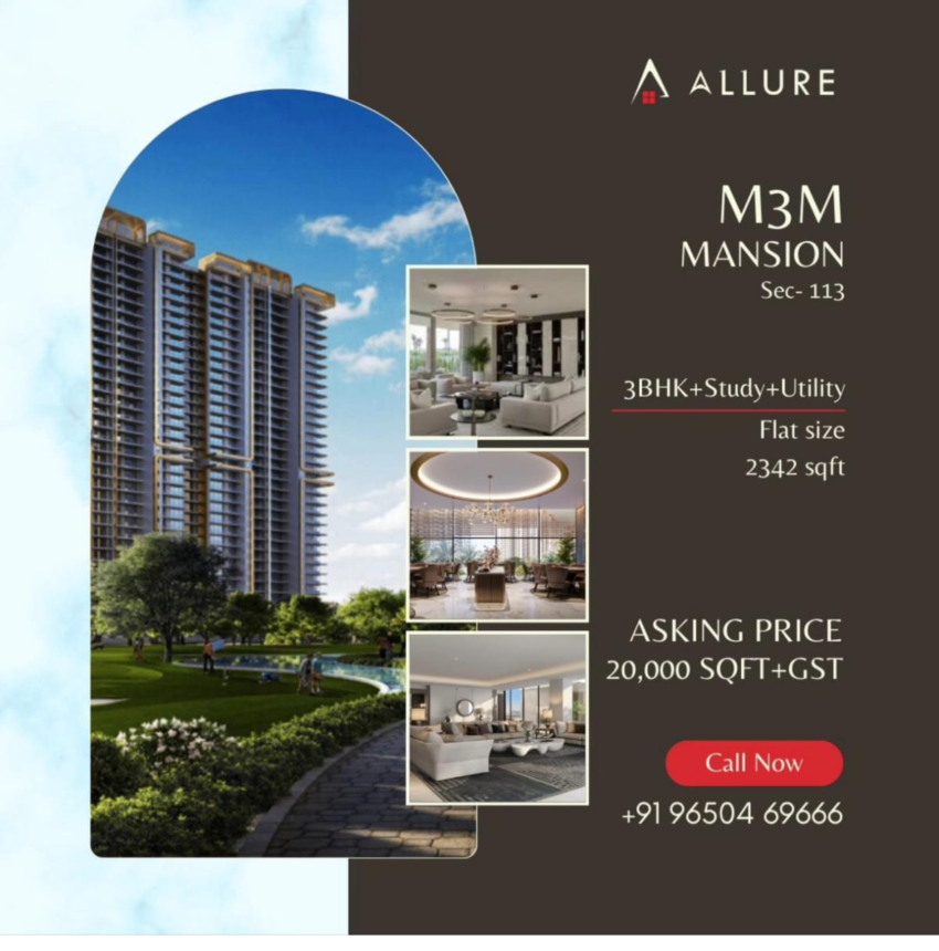 3BHK Luxury Flats in Sector 113 Gurgaon | ZAMEENWALE जमीनवाले
